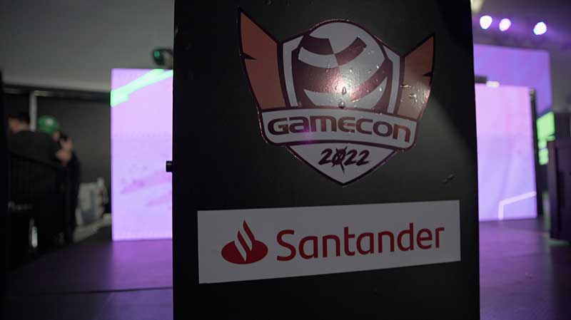 Santander fue el sponsor del evento de Gamecon